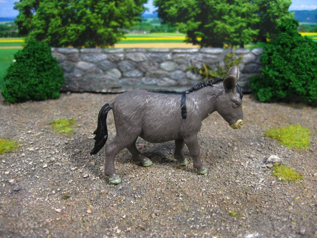 Vintage Original Britains ,farm Animals 1:32 ,"donkey".plastic ...