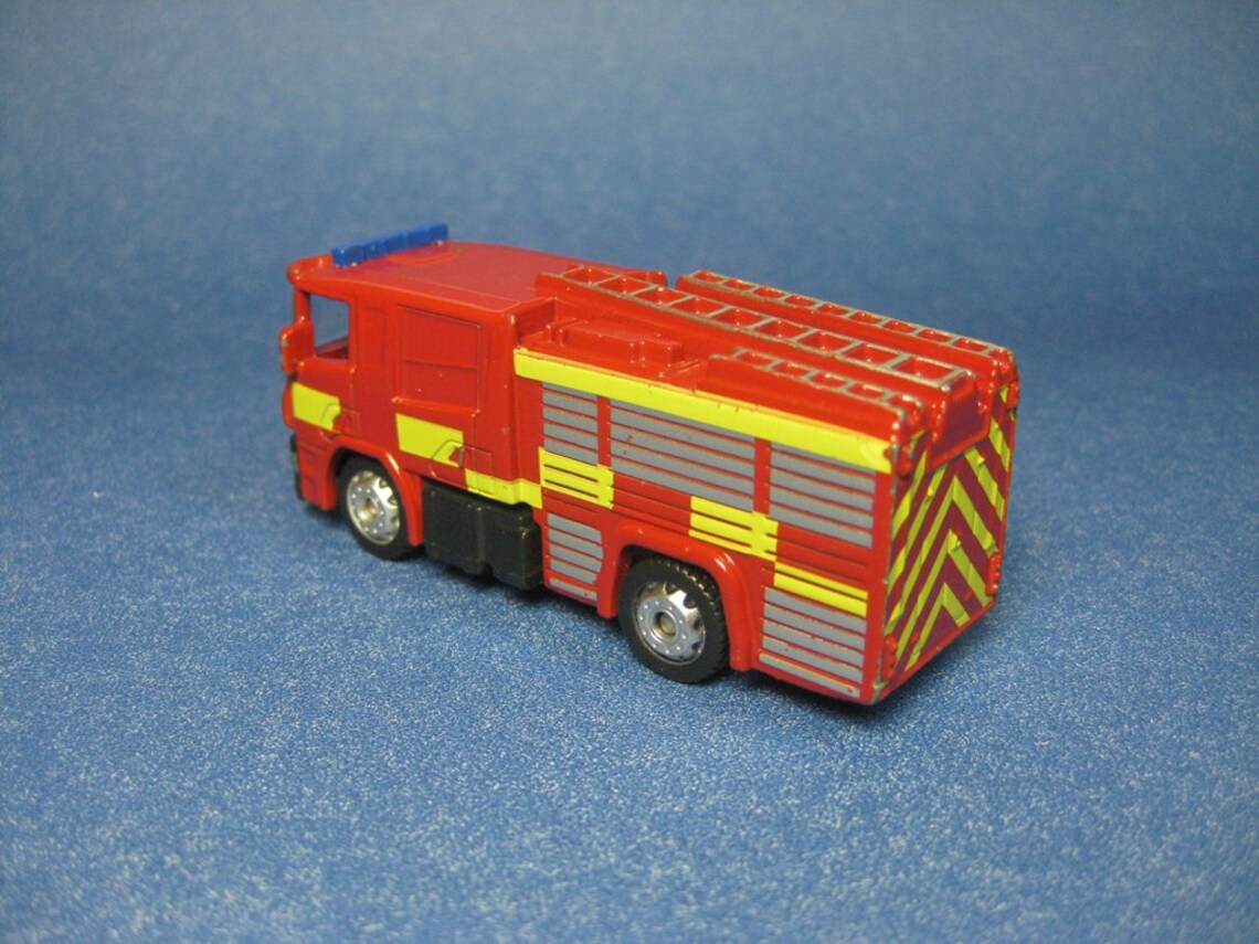 Diecast Toy Carmodern Corgi fire Engine Truck - Etsy