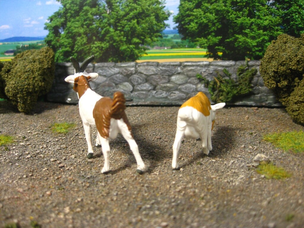 2 Vintage Britains Farm Animals 1:32 Goat and | Etsy