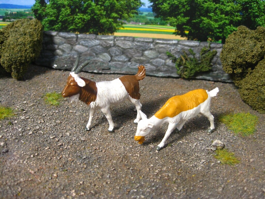 2 Vintage Britains Farm Animals 1:32 Goat and | Etsy