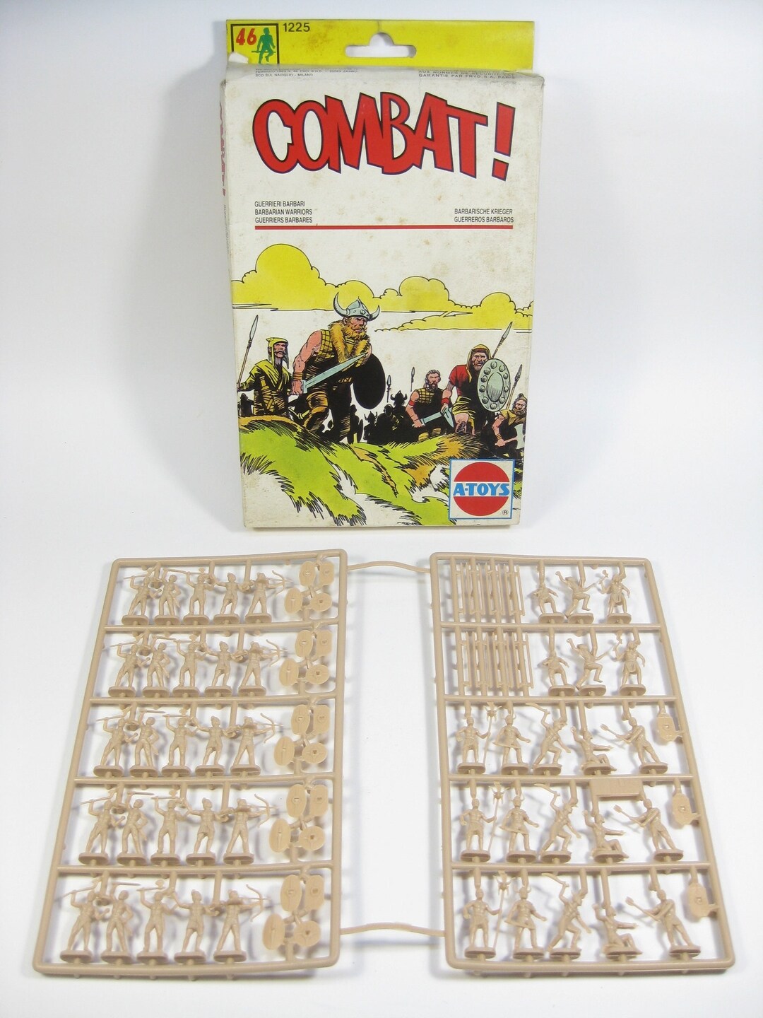 ESCI Rare A-toys Vintage Boxed Full Set 1/72 "barbarian Warriors" From ...