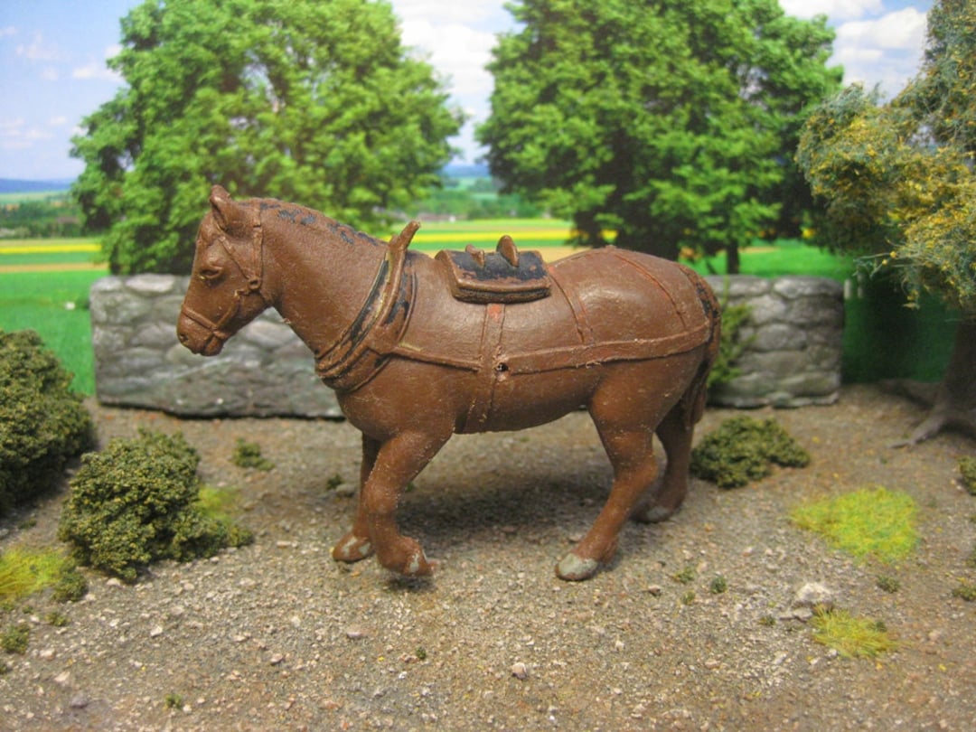 Vintage Original Britains ,farm Animal Figures 1:32 , Brown Cart Horse ...