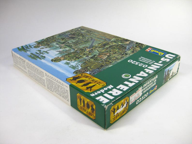 Rare Vintage Toy Soldiers Revell 2520, Boxed Sealed Set 1/72 "modern US ...