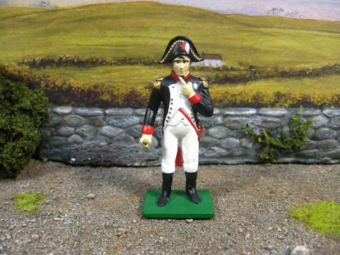 Vintage Blue Box Lead-metal , napoleon Bonaparte figure 60mm ,toy ...