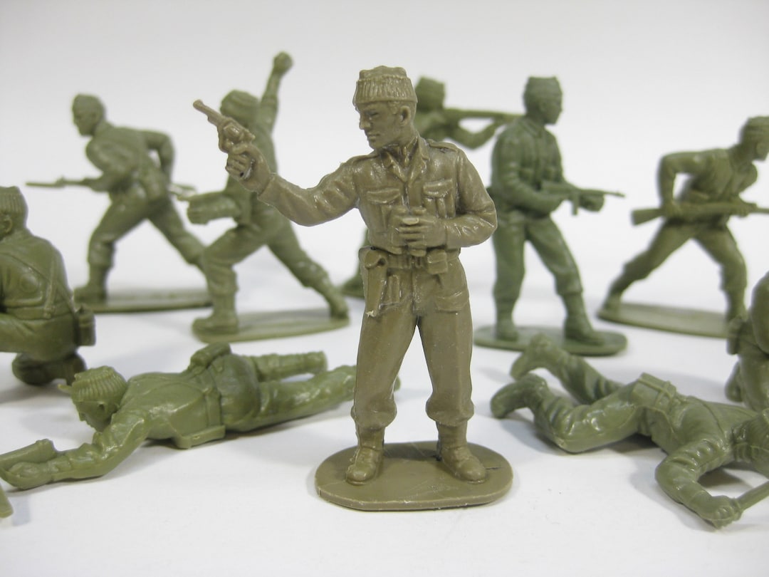 Toy Soldiers,vintage Airfix WW2 " British Commandos " 1:32 (54mm) 70's ...