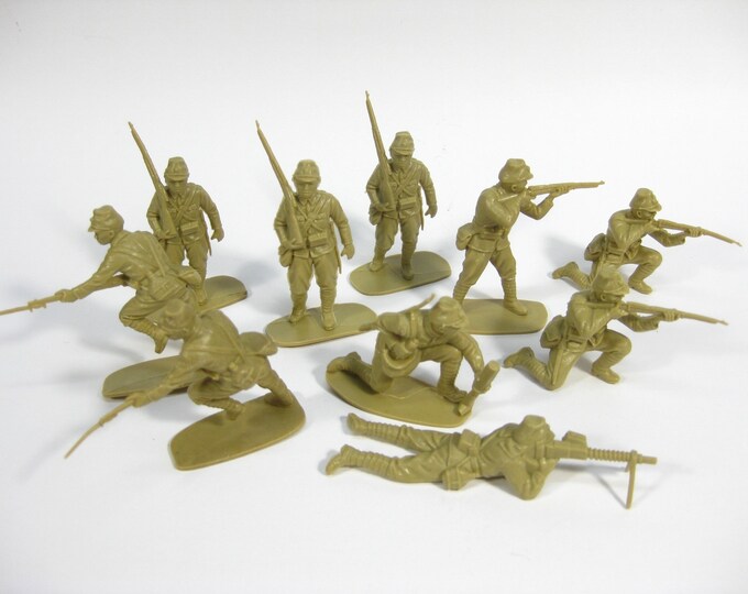 Airfix Toy Soldiers, 10 Vintage Airfix WW2 Japanese Infantry 1:32 54mm ...