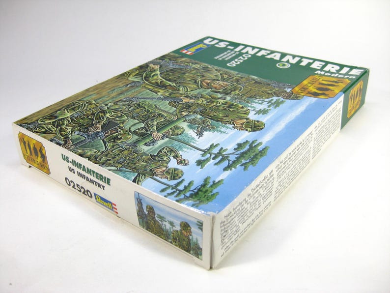 Rare Vintage Toy Soldiers Revell 2520, Boxed Sealed Set 1/72 "modern US ...