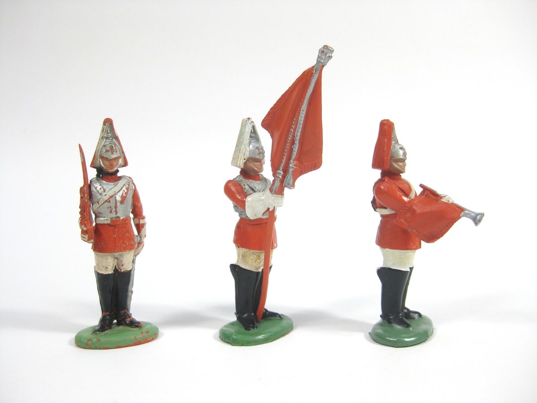 Vintage Britains Swoppet ,british Royal Guards - Flag Band ,toy ...