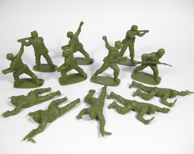 Airfix Toy Soldiers 12 Vintage Airfix WW2 "british Commandos" 1:32 ...