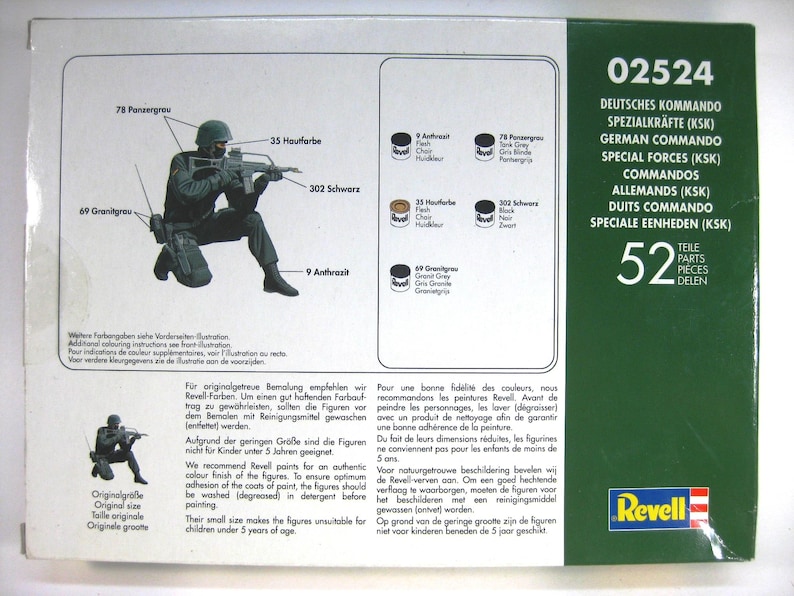 Rare Vintage Toy Soldiers Revell 2524, Boxed Sealed Set 1/72 "modern ...
