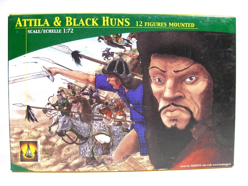 Toy Soldiers Lucky Toys TL0001 , Boxed Set 1/72 " Attila and the Black ...