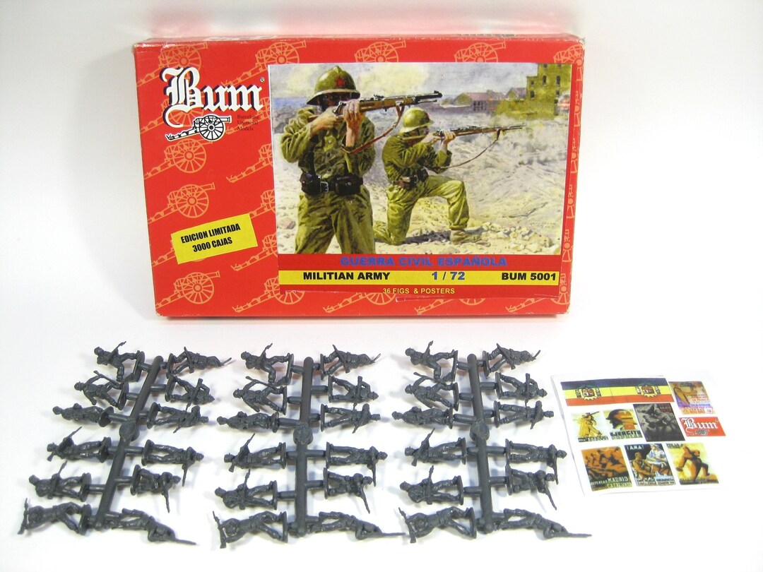 Rare Toy Soldiers BUM Military Models ,5001 ,boxed Set 1/72 "spanish ...