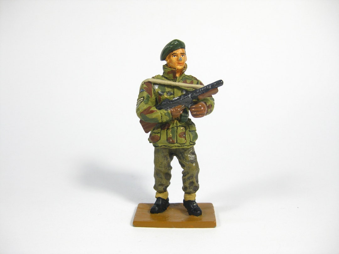 Del Prado Miniature, Toy Soldier, WW2 british Sergeant Army Commandos ...