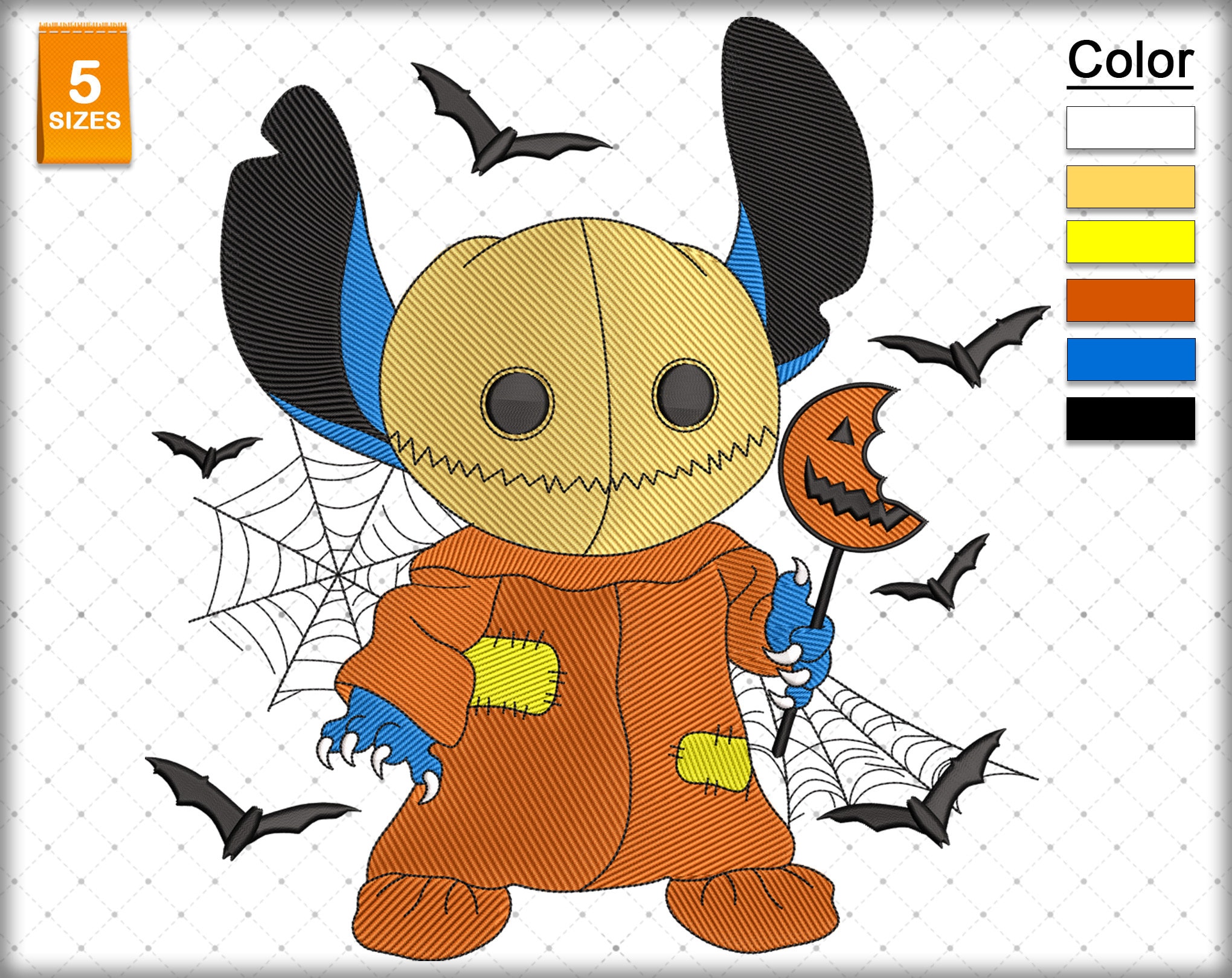 Halloween Stitch Embroidery Design Halloween Stitch - Etsy