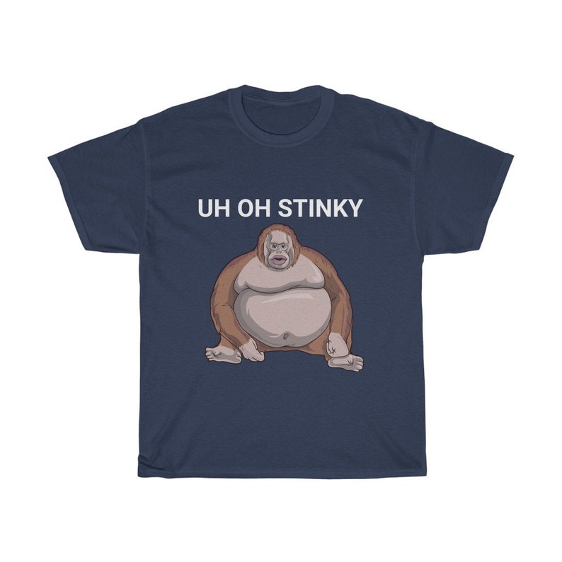 Uh Oh Stinky Le Monkey Dank Meme T-shirt Funny Le Monke - Etsy