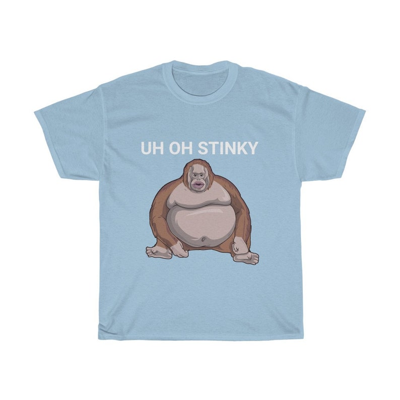 Uh Oh Stinky Le Monkey Dank Meme T-shirt Funny Le Monke - Etsy