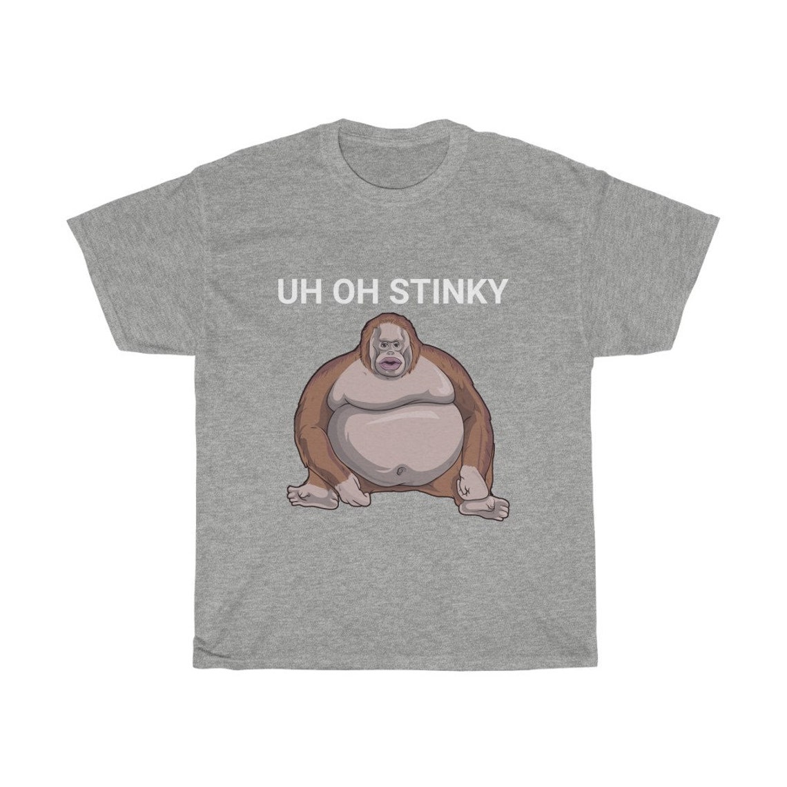 Uh Oh Stinky Le Monkey Dank Meme T-shirt Funny Le Monke | Etsy