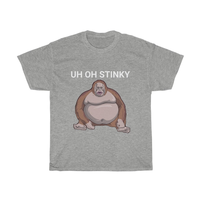 Uh Oh Stinky Le Monkey Dank Meme T-shirt Funny Le Monke - Etsy