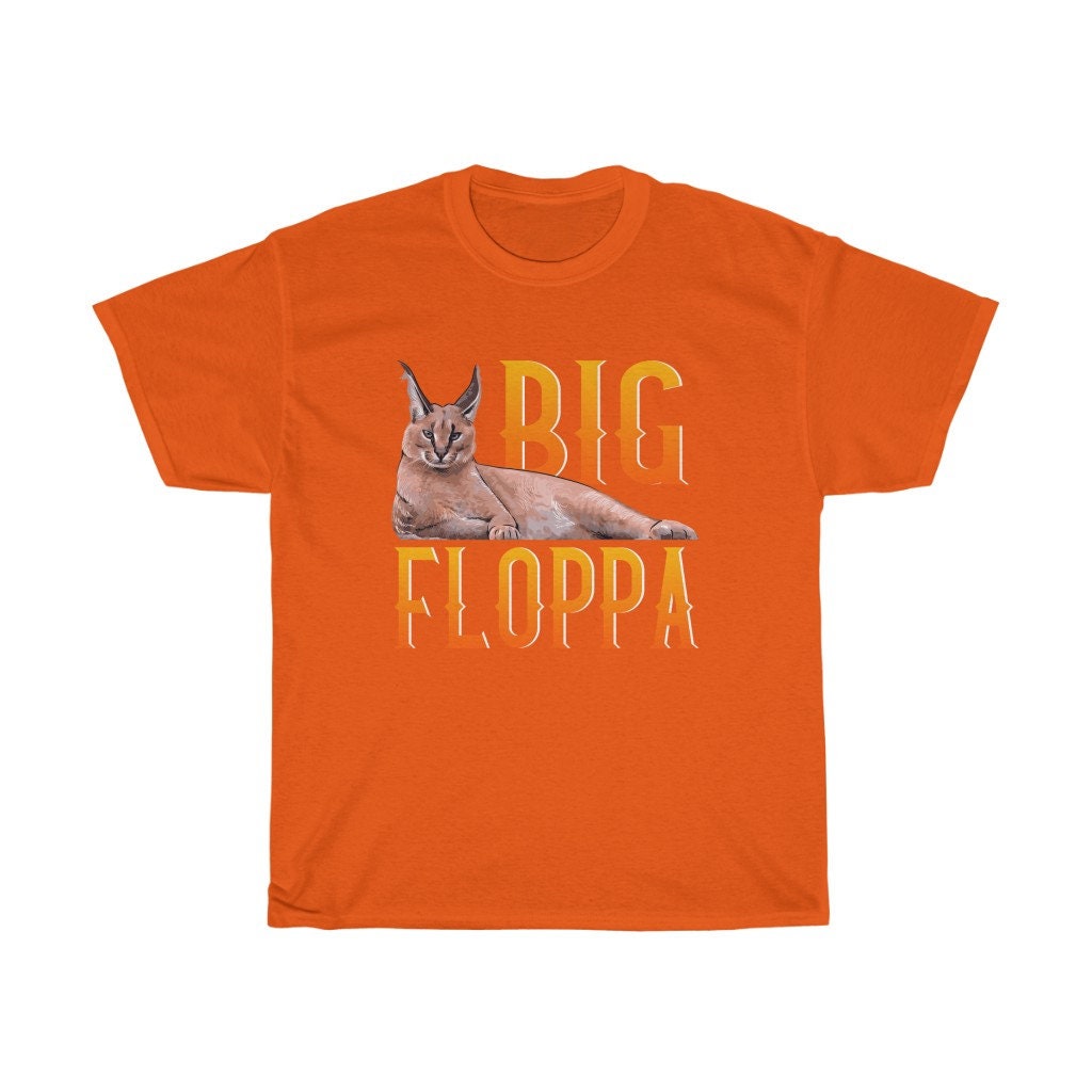 Big Floppa Meme T-shirt Caracal Cat T-shirt Funny Big Floopa - Etsy UK