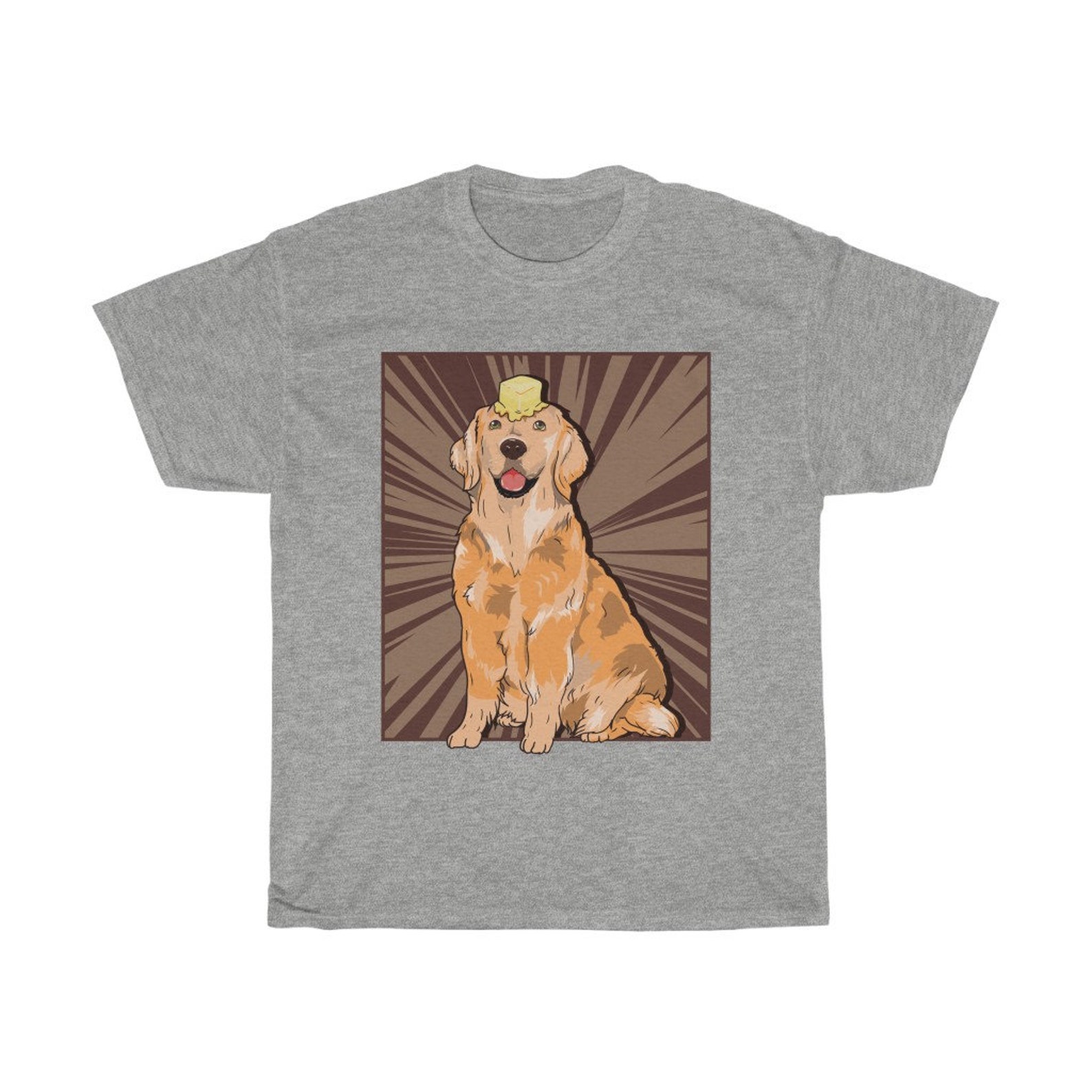 Butter Dog Dank Meme T-shirt, Süßes Golden Retriever T-shirt, Lustiges ...