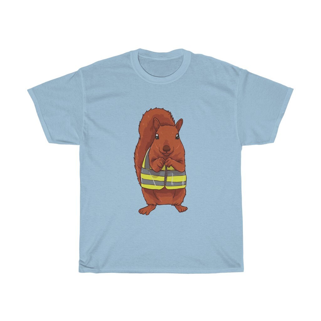 Safety Vest Squirrel T-shirt Cute Squirrel Shirt Hi Vis Vest | Etsy