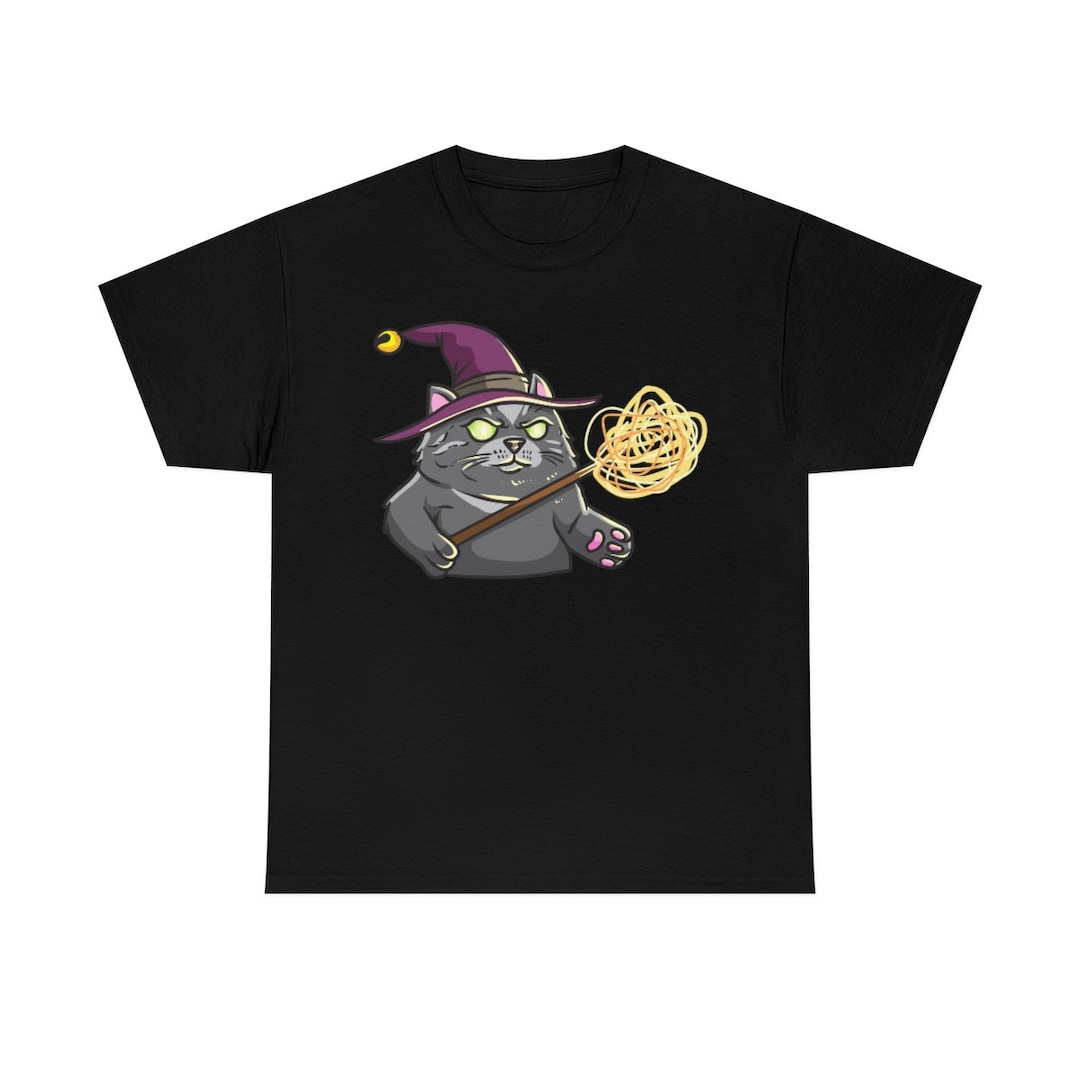 Wizard Cat Whoosh Meme T-shirt, Funny Wizard Cat Dank Meme, Wizard Cat ...