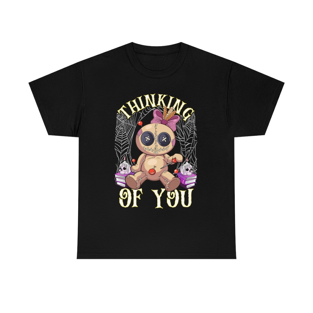 Thinking of You Voodoo Doll T-shirt, Funny Voodoo Doll Shirt, Halloween ...