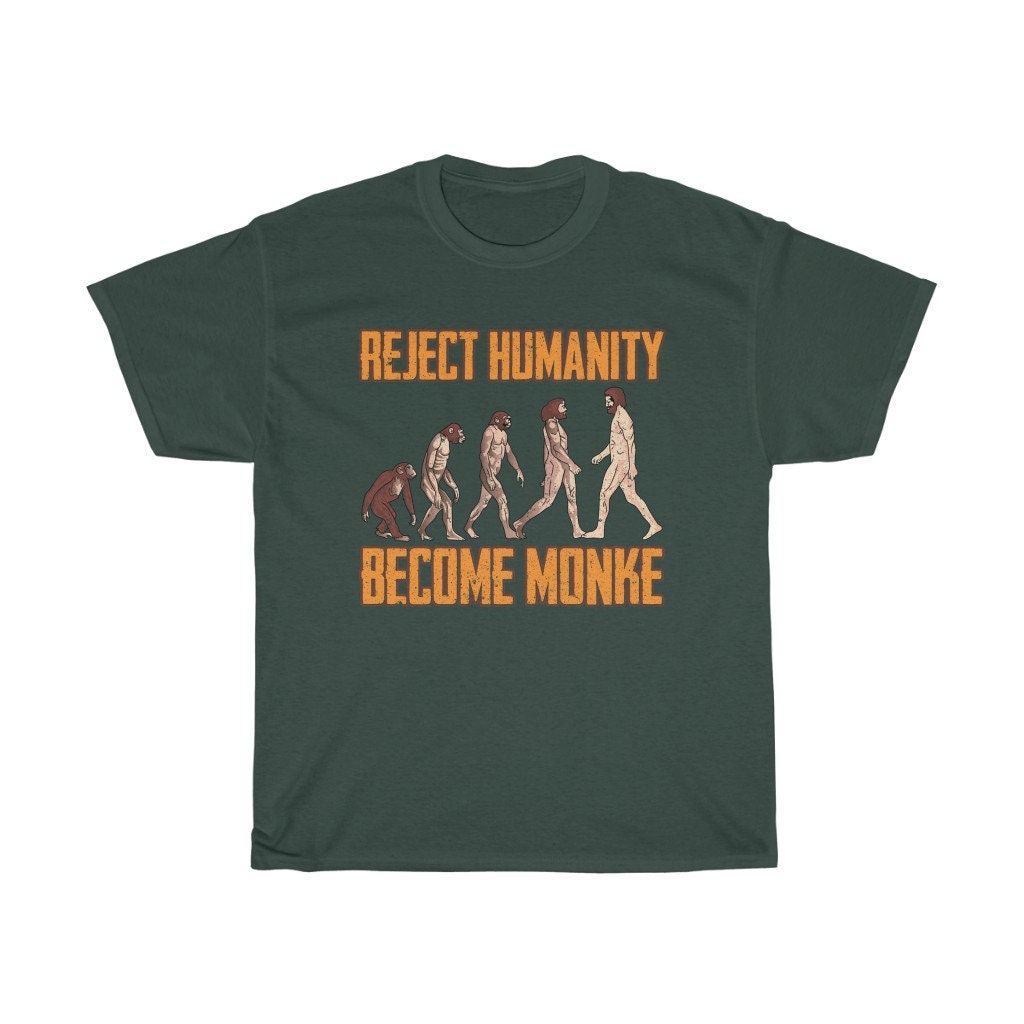 Reject Humanity Return to Monke T-shirt Reject Humanity | Etsy