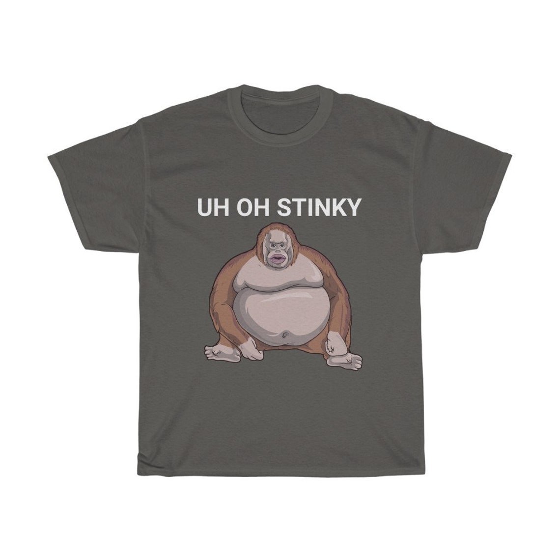Uh Oh Stinky Le Monkey Dank Meme T-shirt Funny Le Monke - Etsy