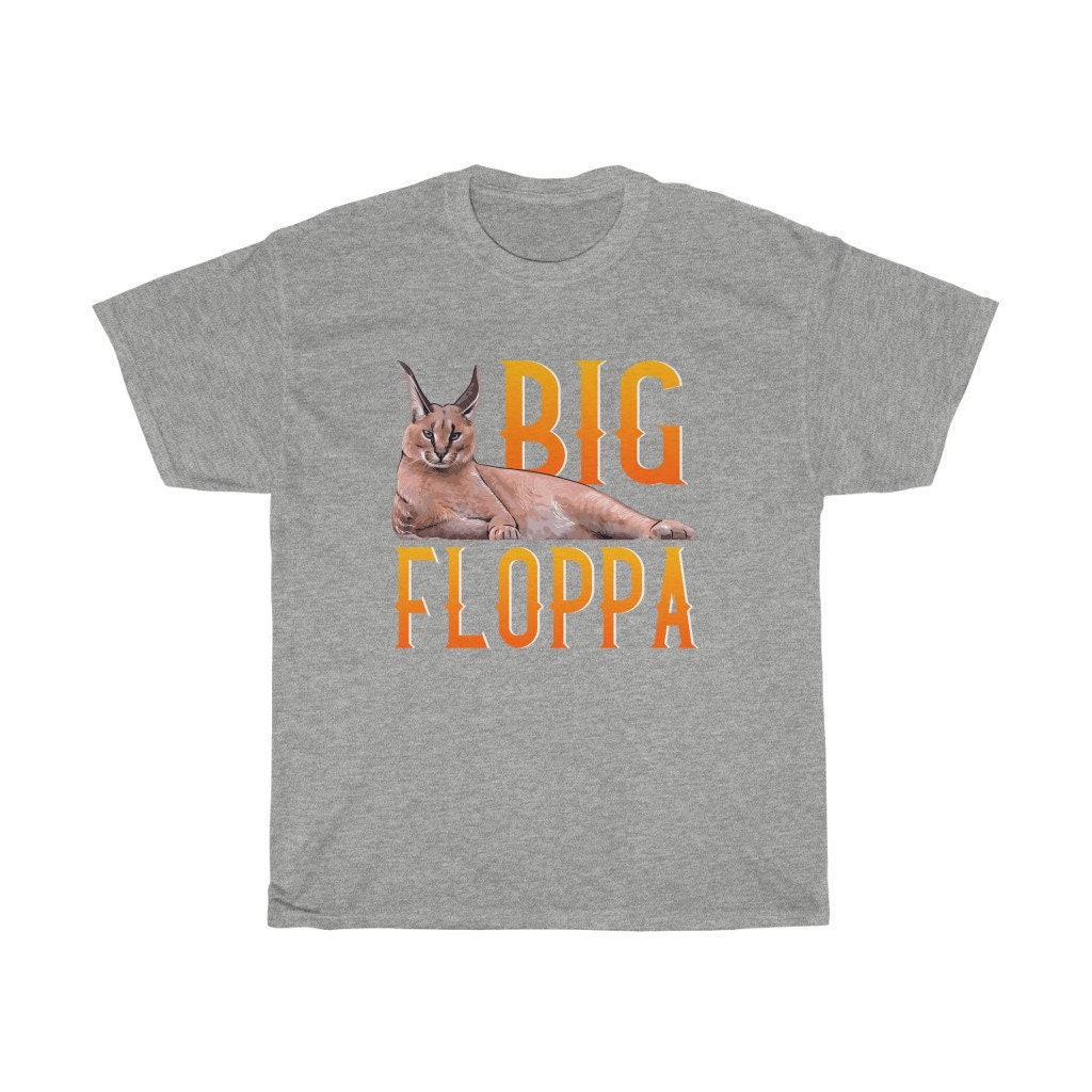 Big Floppa Meme T-shirt Caracal Cat T-shirt Funny Big Floopa - Etsy UK