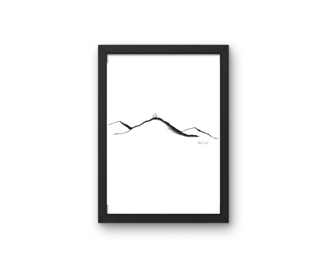 Minimalistic Christian Wall Art, Religious Digital Download, Christian ...