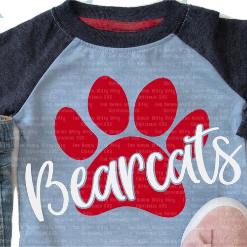 Bearcats Svg Football Svg Baseball Svg Cheerleader Svg | Etsy