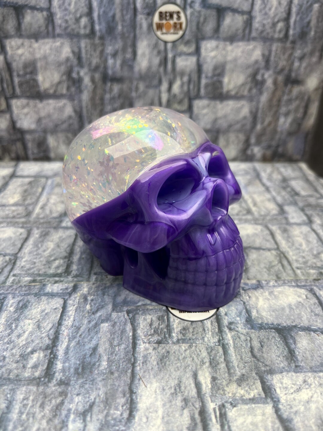 NEW Snow Globe Skull by Ben’s Worx - Etsy