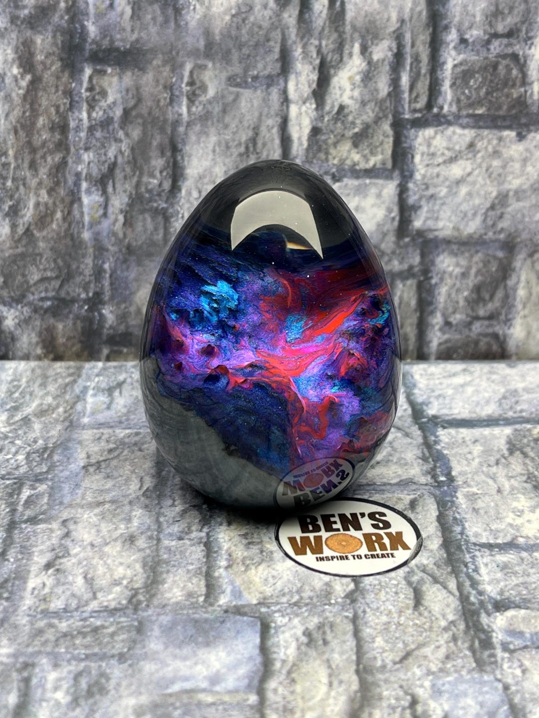 New Universe Starry Night Dragon Egg by Bens Worx - Etsy