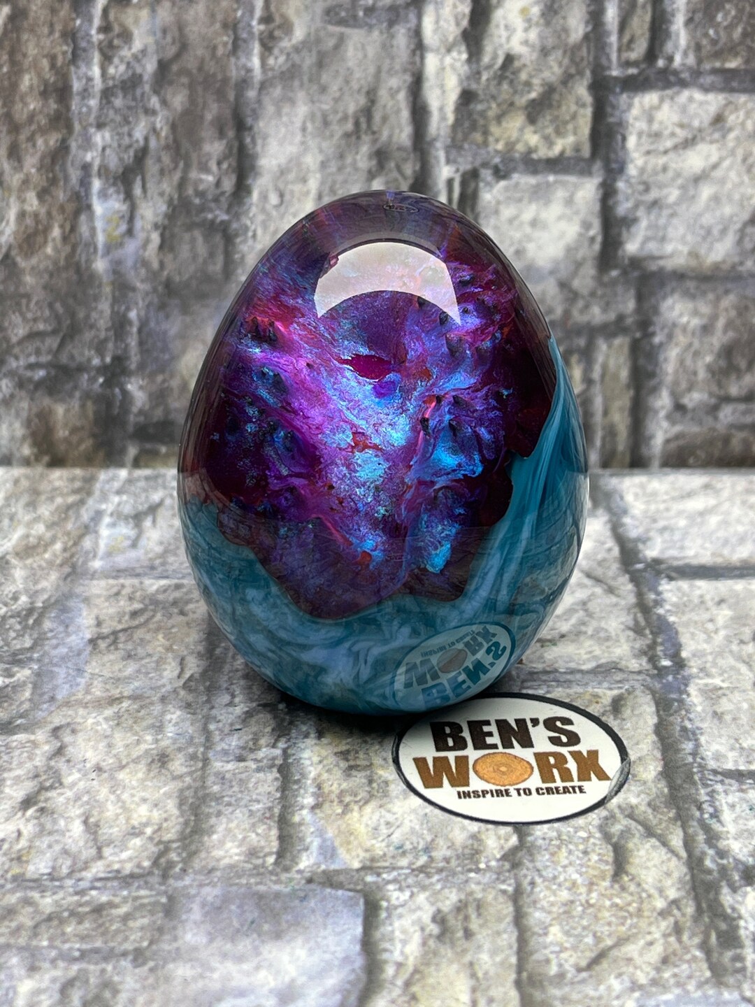 New UNIVERSE Starry Night Dragon Egg by Bens Worx - Etsy