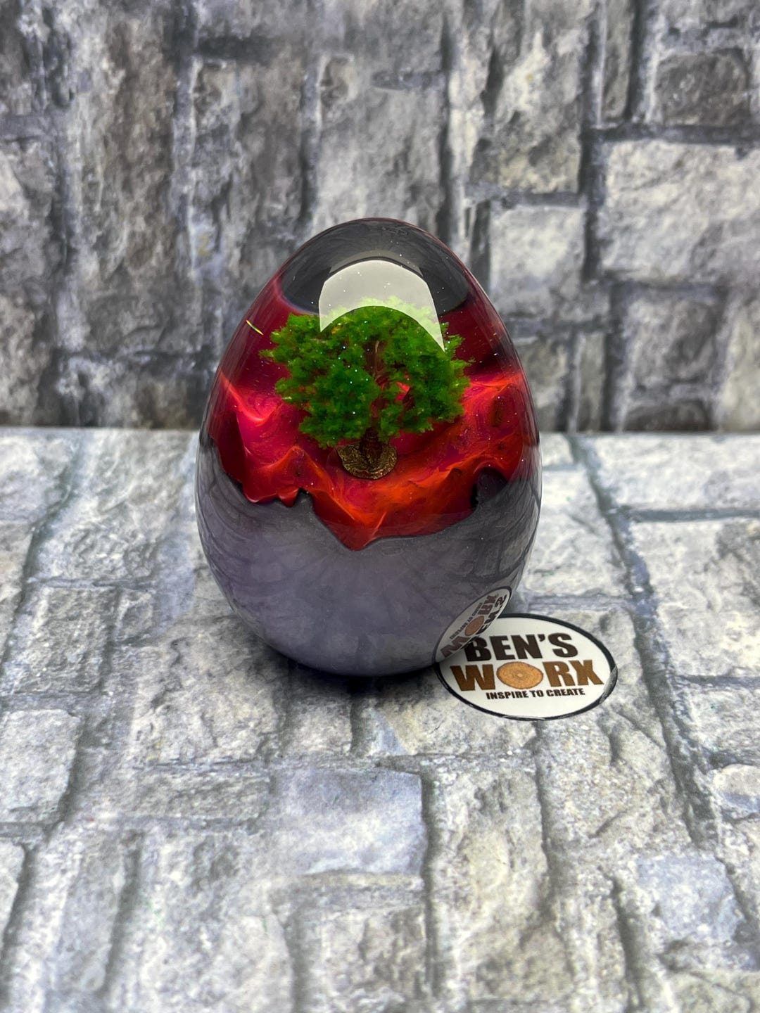 New Tree Starry Night Dragon Egg by Bens Worx - Etsy