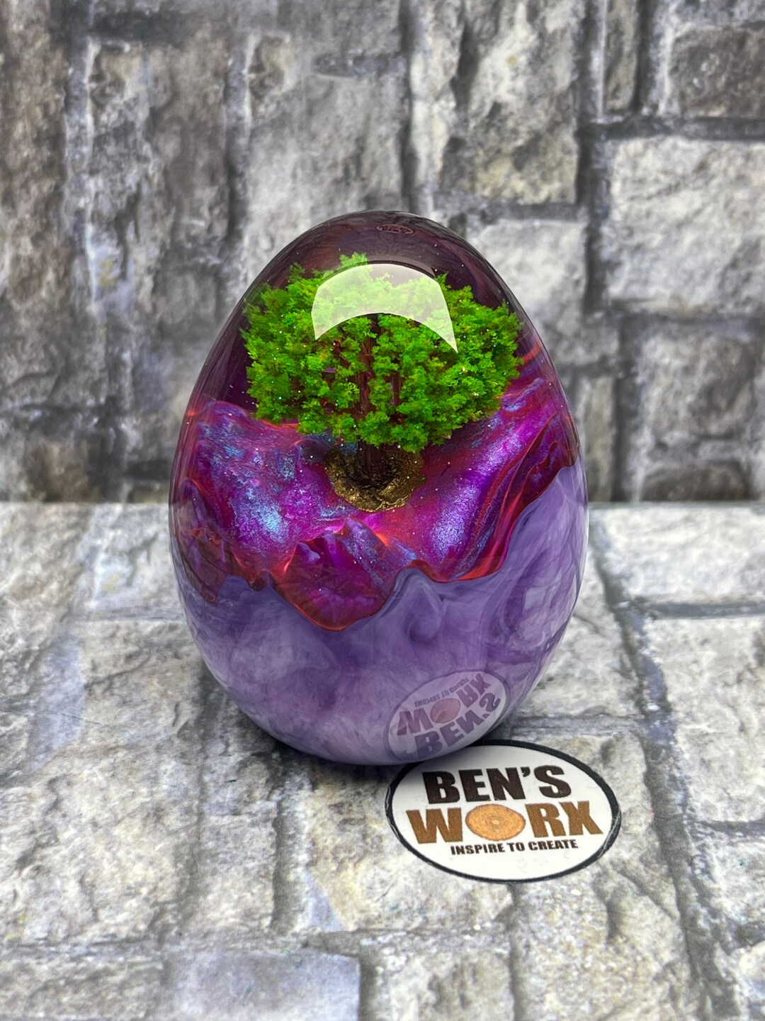 New TREE Starry Night Dragon Egg by Bens Worx - Etsy