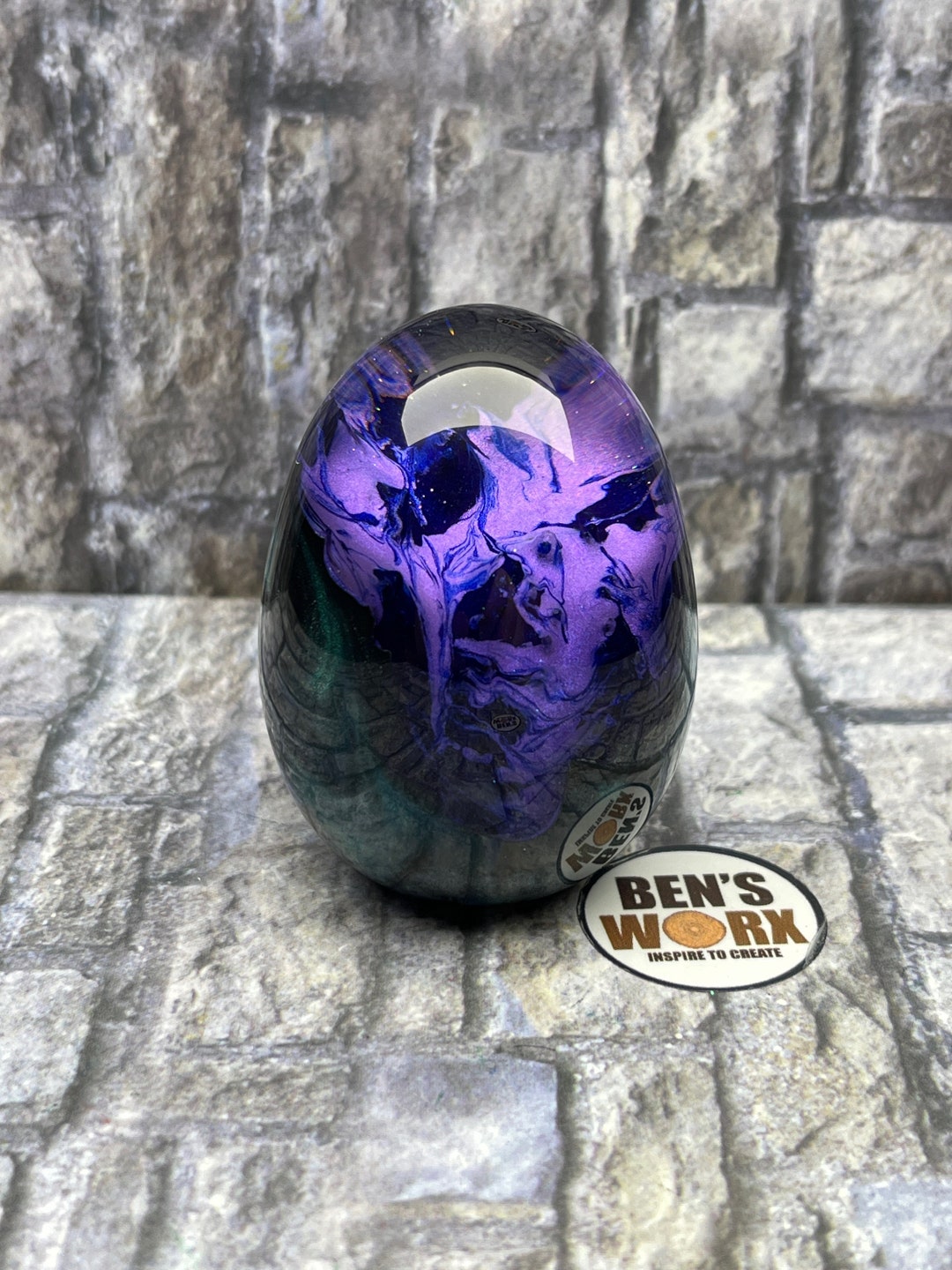 New UNIVERSE Starry Night Dragon Egg by Bens Worx - Etsy