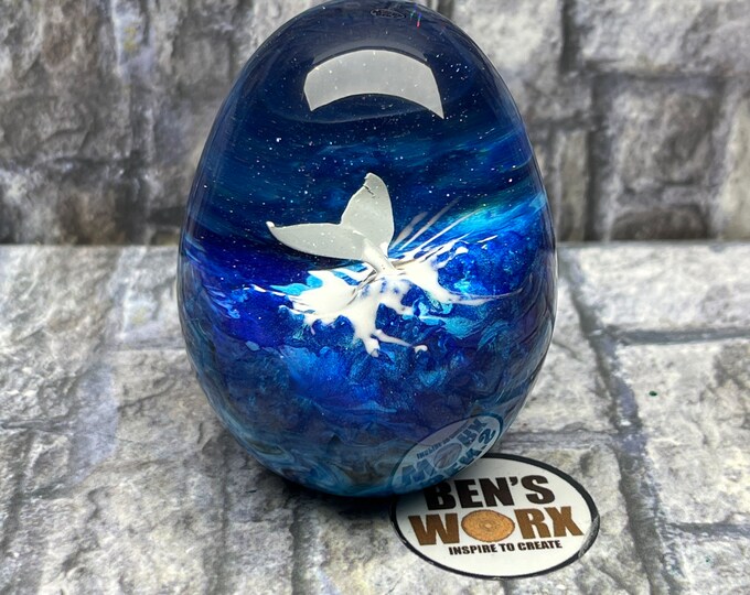 New WHALE Tail Starry Night Dragon Egg by Bens Worx - Etsy