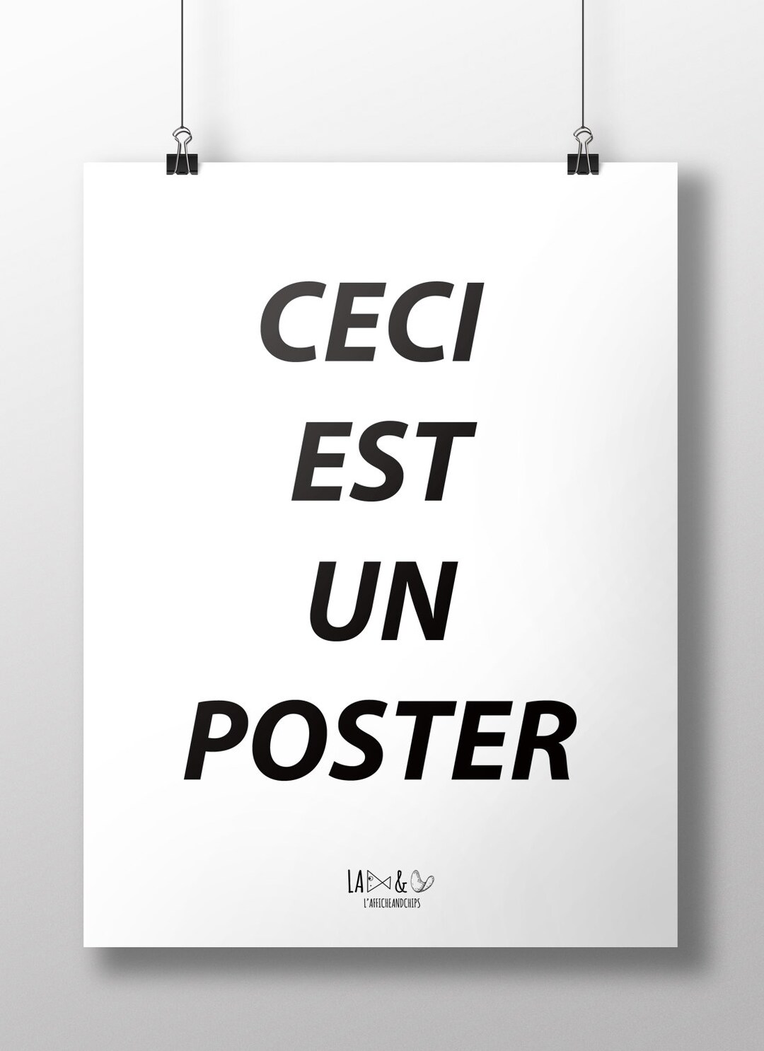 Humorous Poster "this is a Poster" Humor Graphic Illustration Poster ...