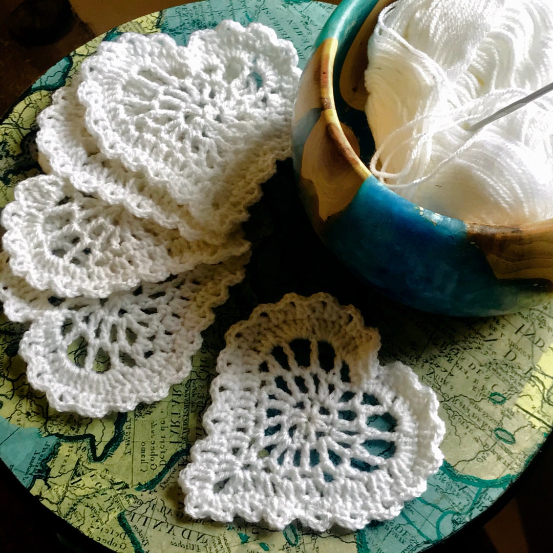 CROCHET PATTERN - Irish Hearts Filet Lace Vintage Boho Wedding Bunting ...