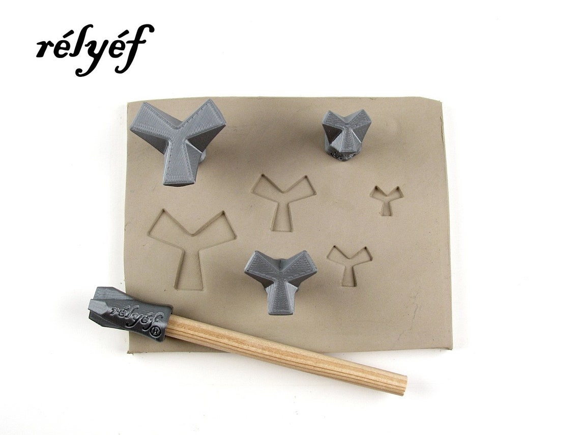 Clay stamps for pottery texture Ceramic tools for clay | Etsy