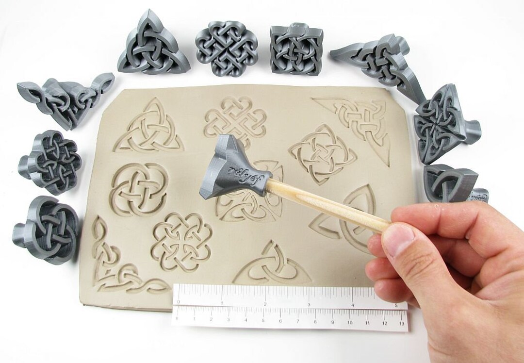 Clay Stamps for Pottery Texture | Ceramic Tools for Clay, Polymer Clay ...