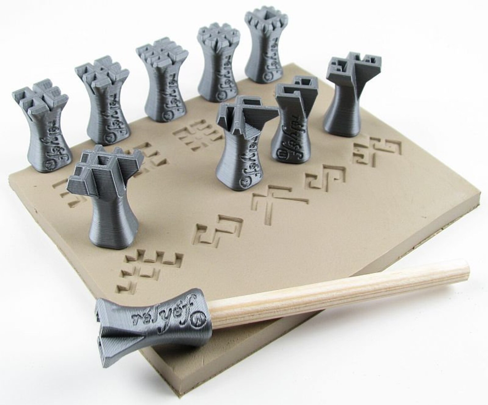 Baltic Symbols No. 2 Set of Stamps for Ceramic and Polymer | Etsy