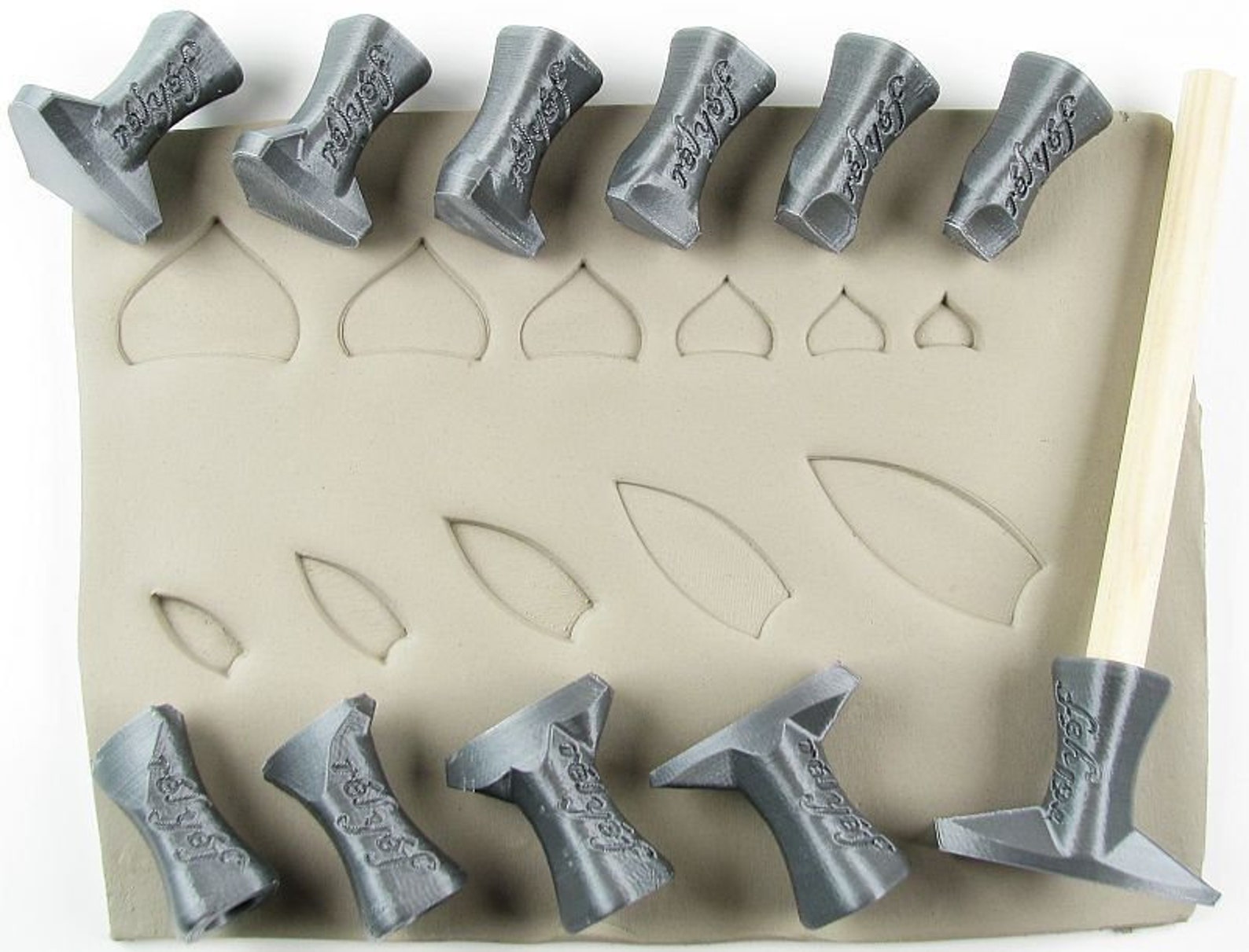 Clay Stamps for Pottery Texture Ceramic Tools for Clay | Etsy