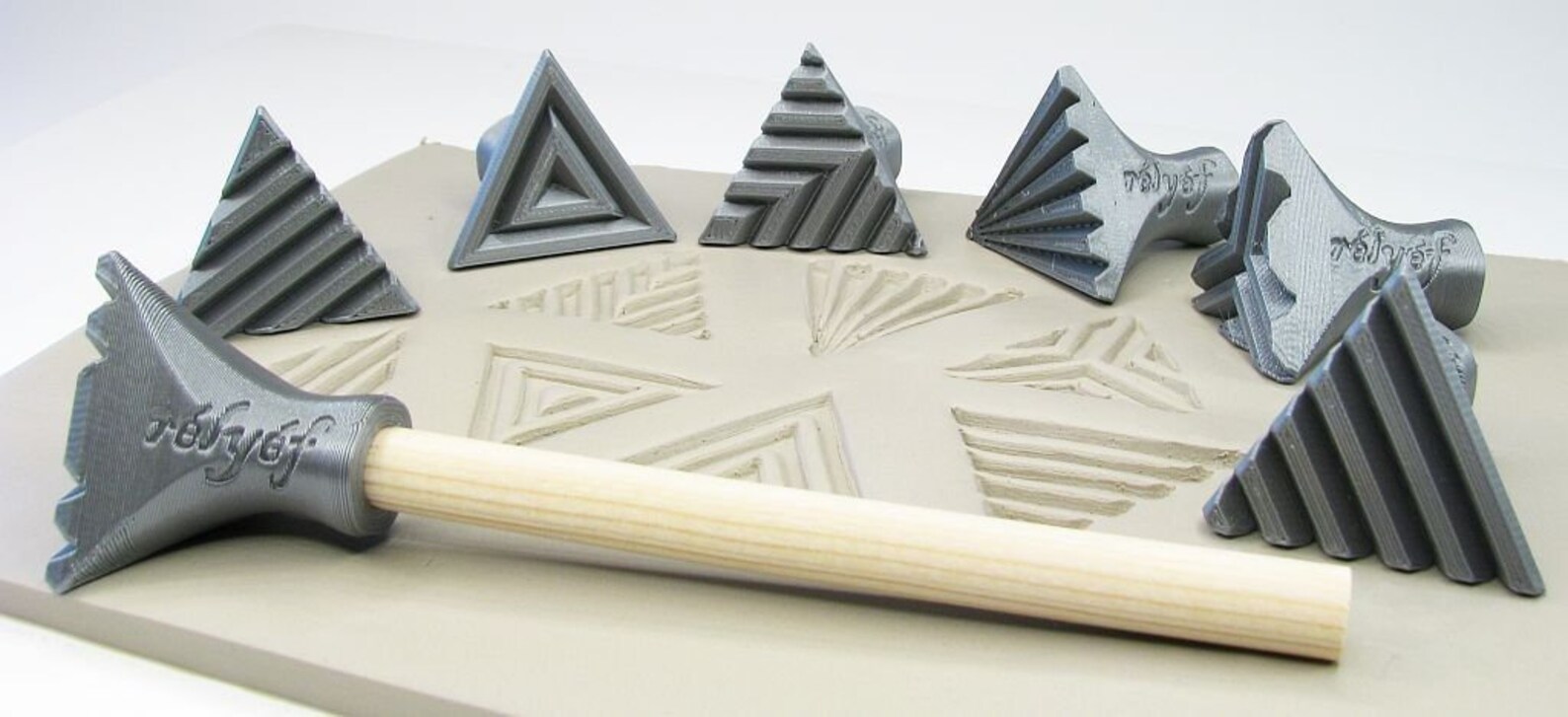 Ceramic stamps for clay texture Pottery tools for clay | Etsy