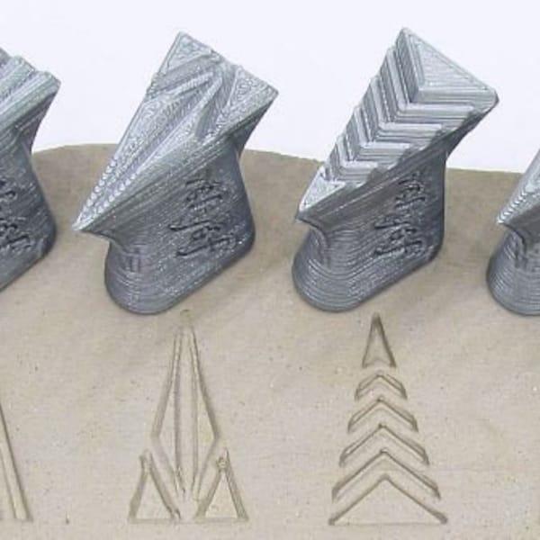 Triangle Stamp - Etsy