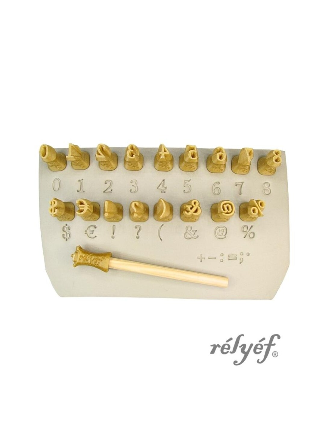 Marion Numbers 10 Mm | Clay Stamps | Symbols | Alphabet | Ceramic Tools ...