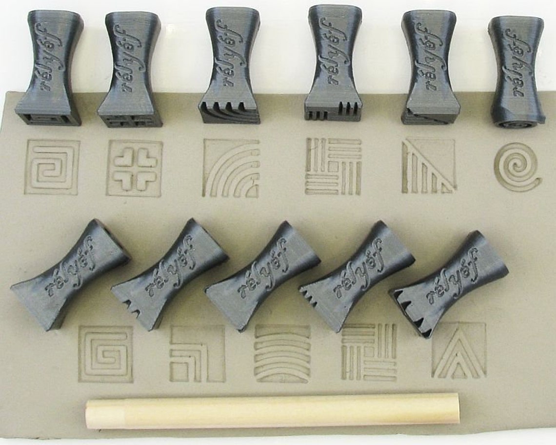 Clay Stamps for Pottery Texture Ceramic Tools for Clay - Etsy