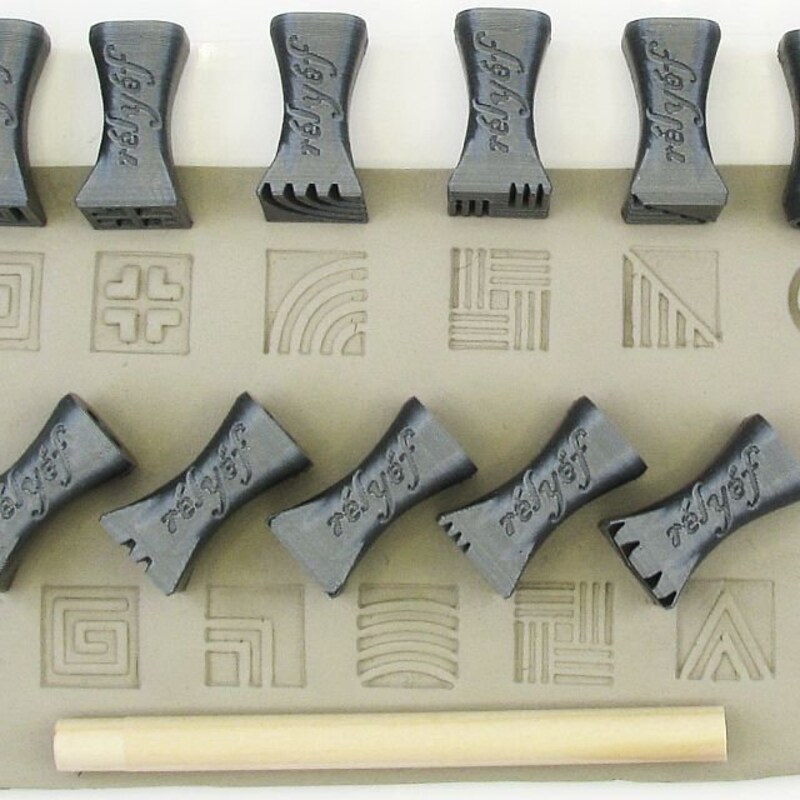 Clay Stamps for Pottery - Etsy